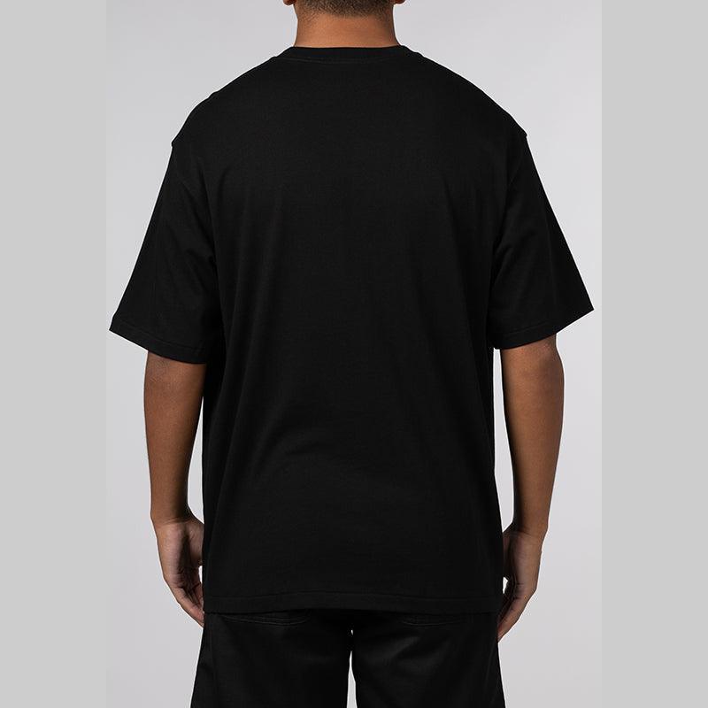 Layered College Relaxed Fit T-Shirt - Black – LOADED