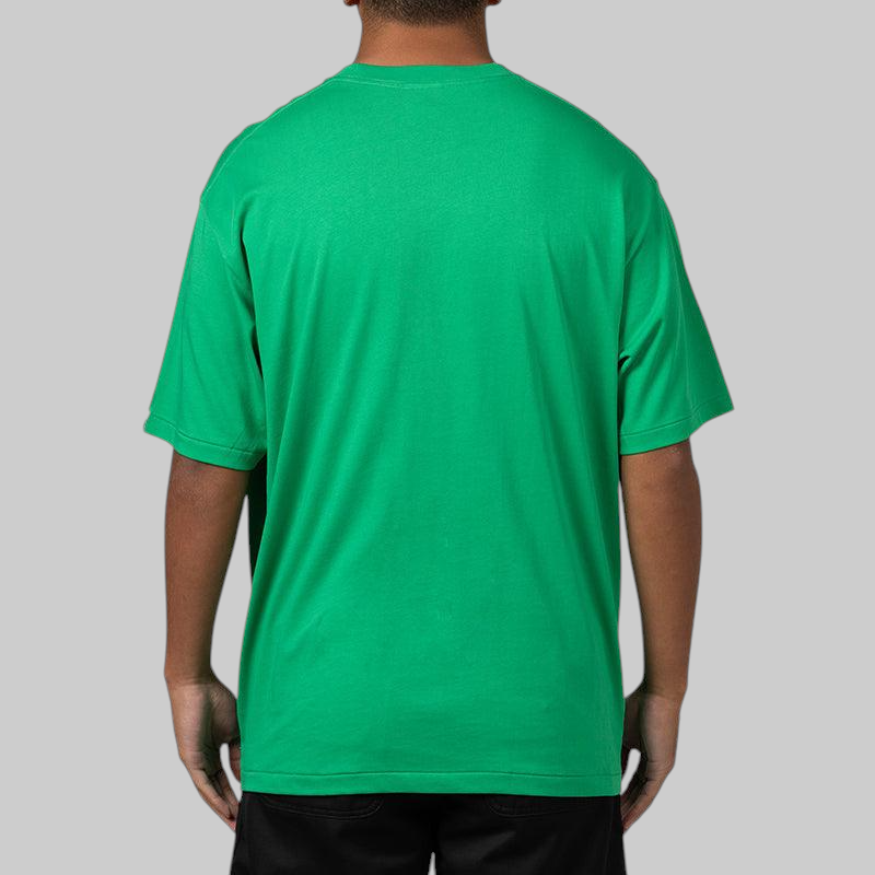 Layered College Relaxed Fit T-Shirt - Green – LOADED