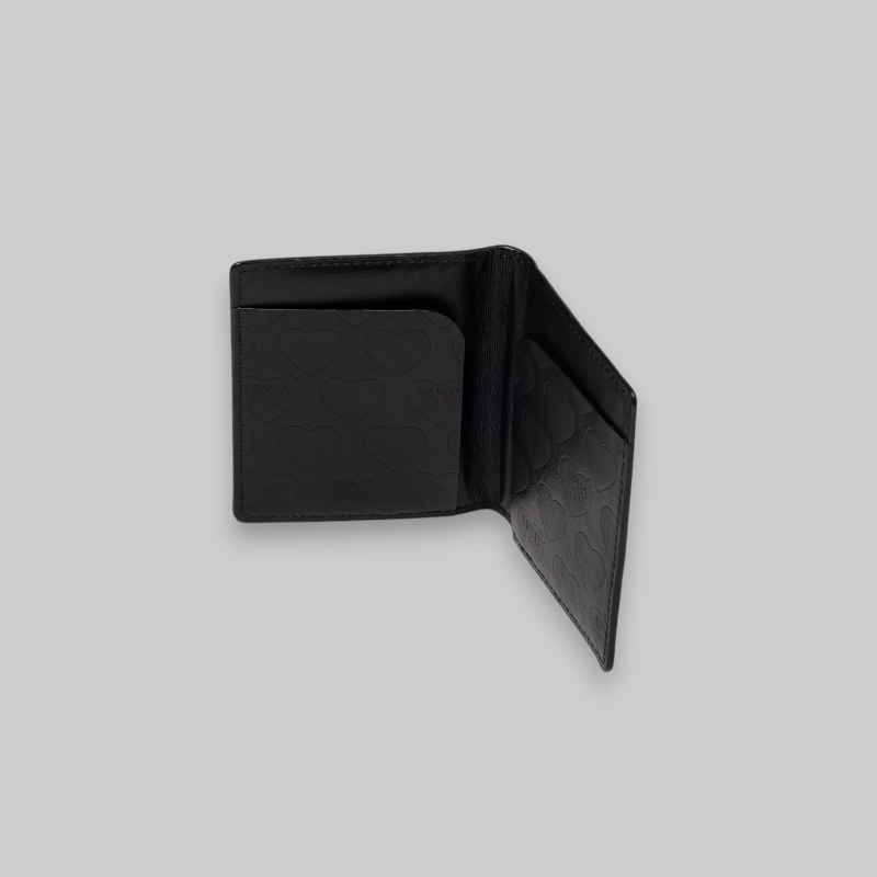 Leather Compact Wallet - Black – LOADED