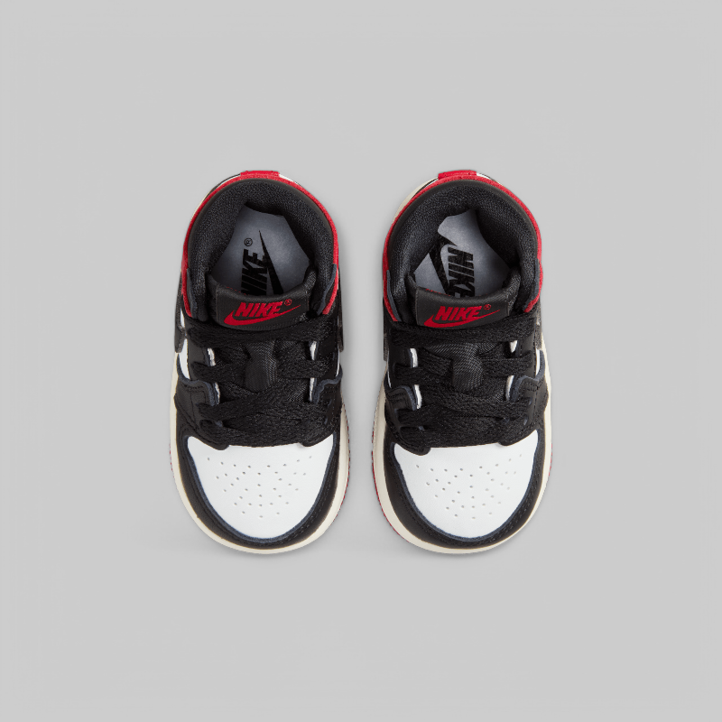 Air Jordan 1 Retro High OG (Toddler) "Black Toe Reimagined" – LOADED