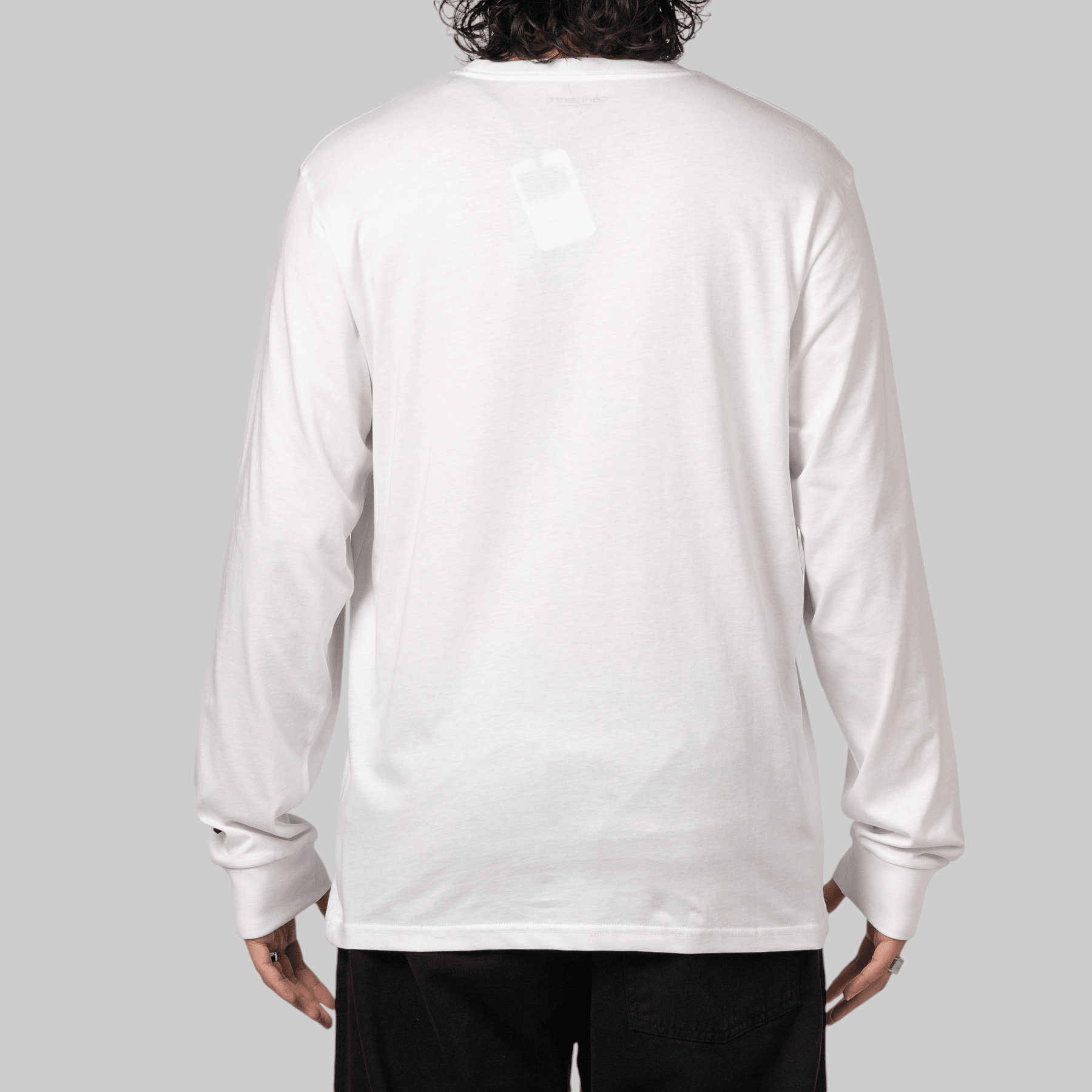 Base Long Sleeve - White/Black – LOADED