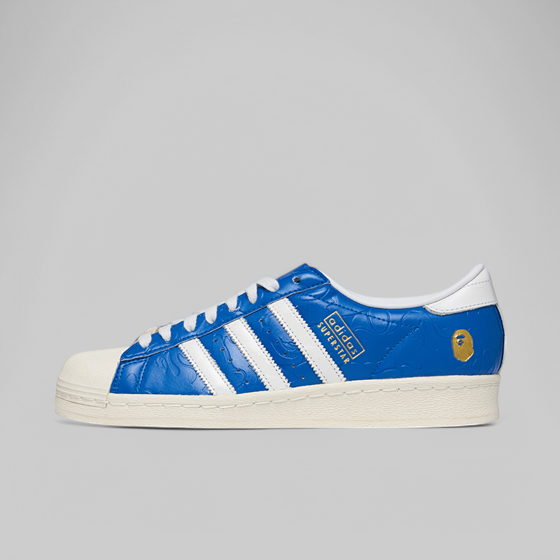 X Bape Superstar Vintage - Blue/White – LOADED