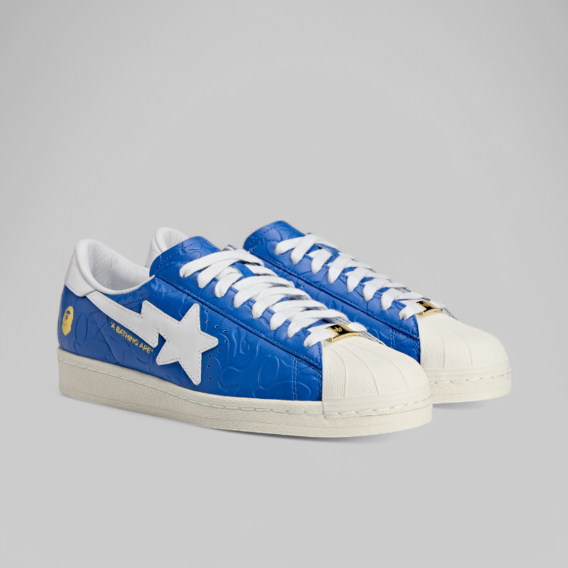 X Bape Superstar Vintage - Blue/White – LOADED