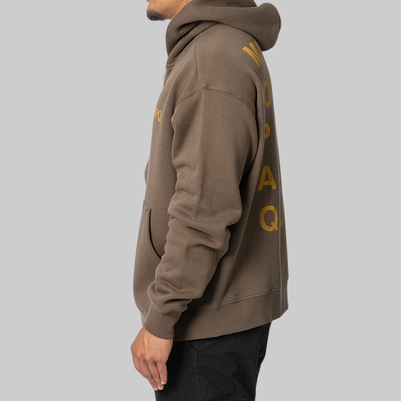 Castelli Zip-Up Hoodie - Brown – LOADED