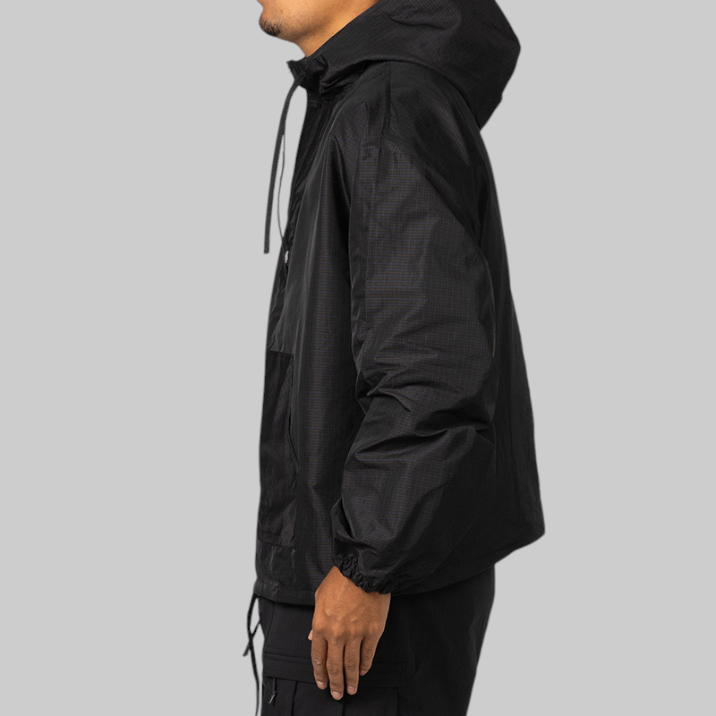 Check Mask Anorak - Navy Dark Brown – LOADED