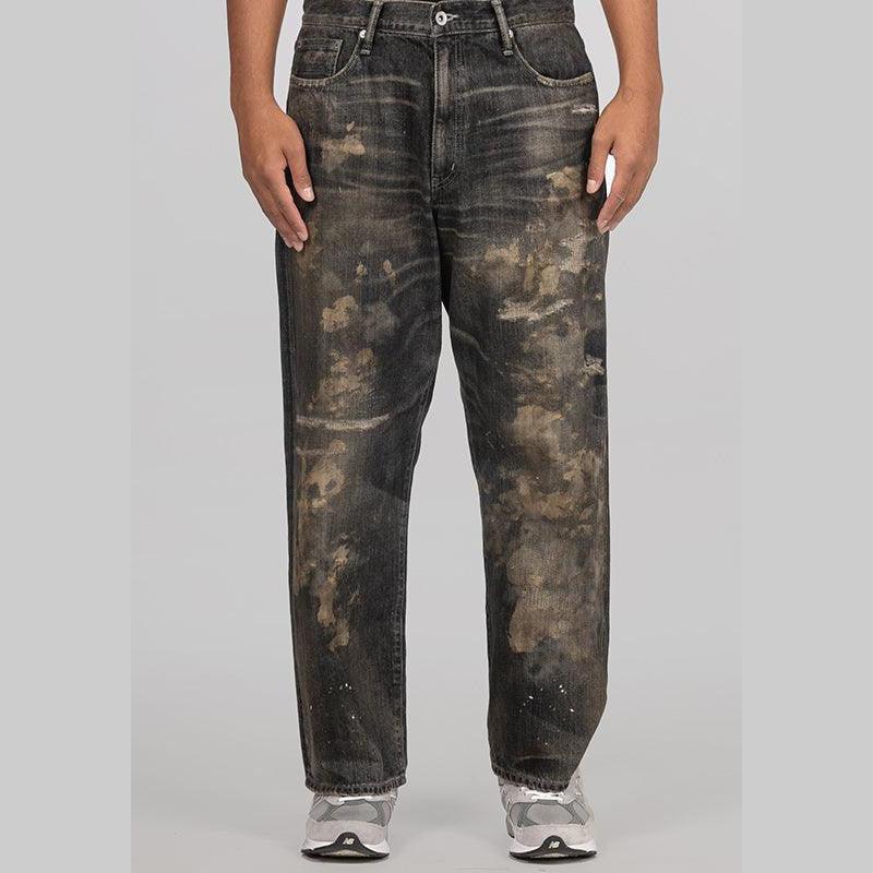 Savage Denim DP Wide Pant - Black – LOADED